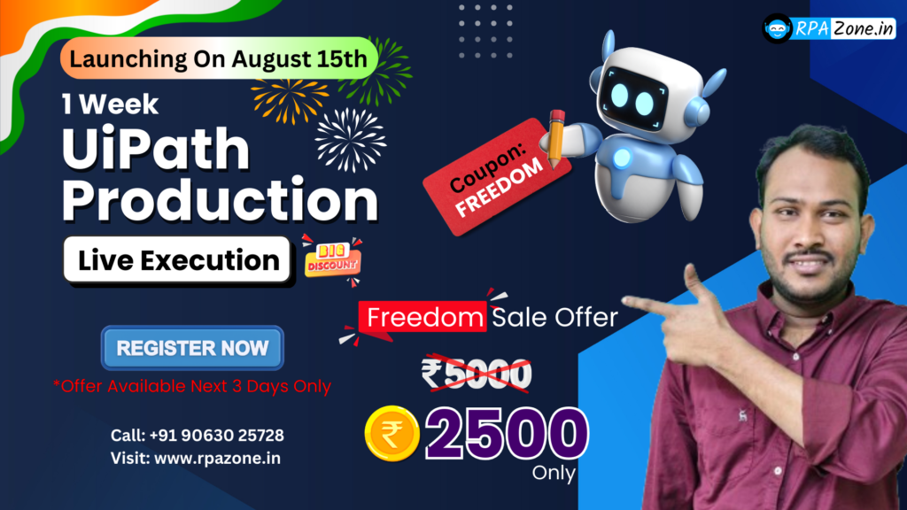 RPA UiPath Production Course - rpazone